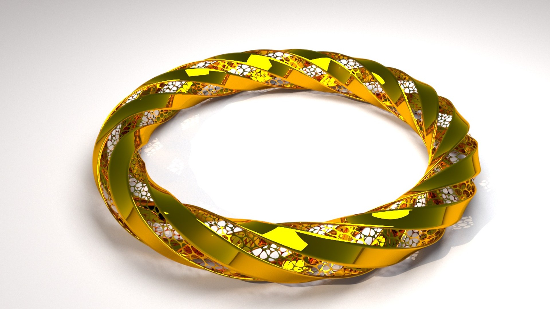 3D Golden Ring - TurboSquid 1596250