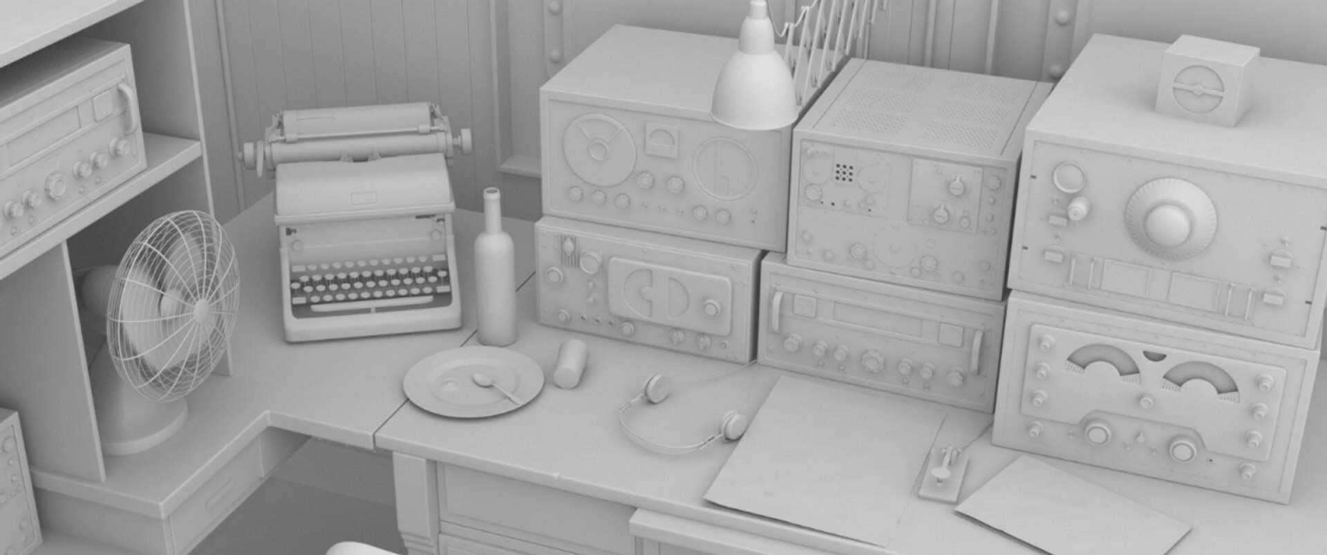 3D Model Ship Interior Set - TurboSquid 1488960