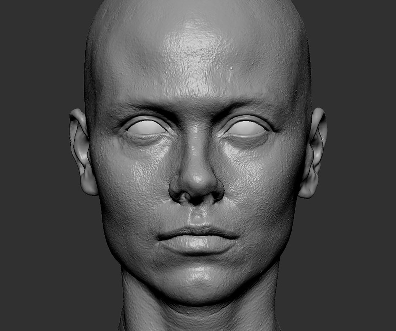 Photorealistic Pbr Female Face Model - TurboSquid 1690968