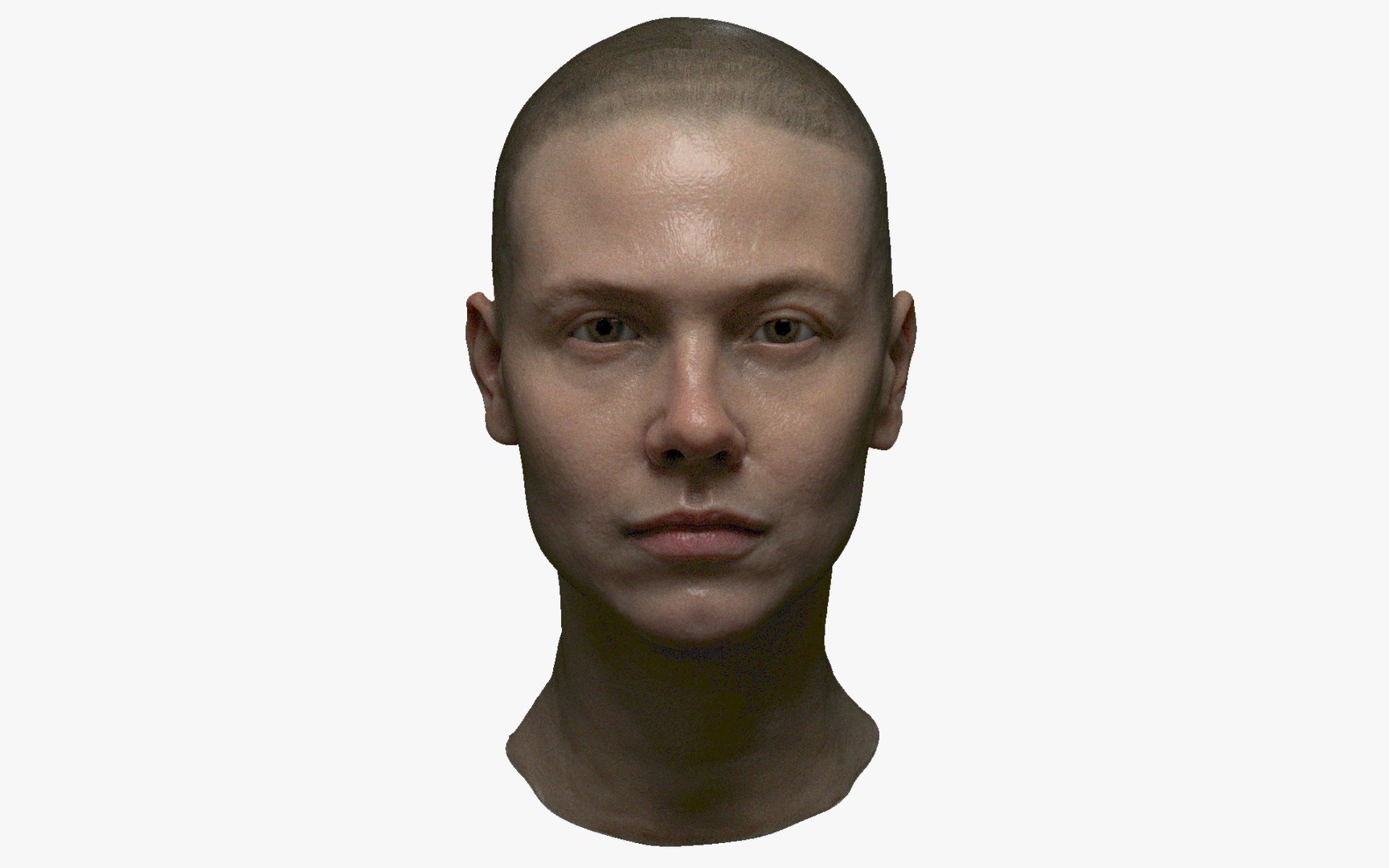 Photorealistic Pbr Female Face Model - TurboSquid 1690968