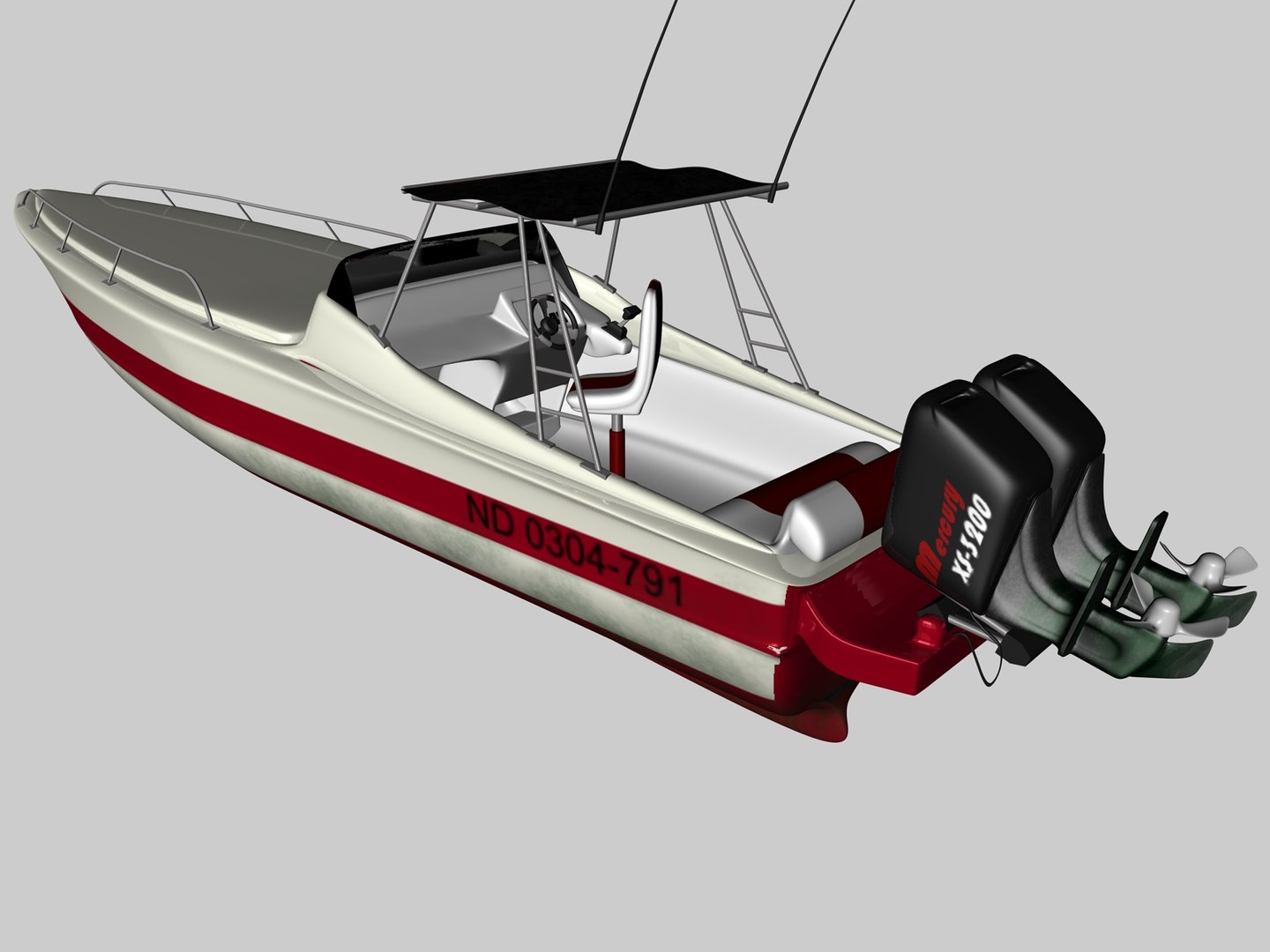 Boat Speedboat 3d Model