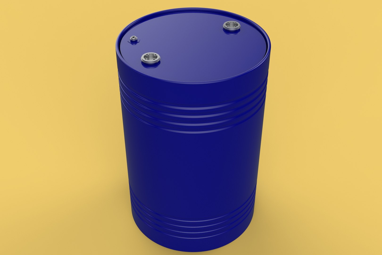 3D Model STANDARD FUEL OIL STEEL DRUM 200L 208 L LITERS 55 GALLONS BARREL - TurboSquid 2389959