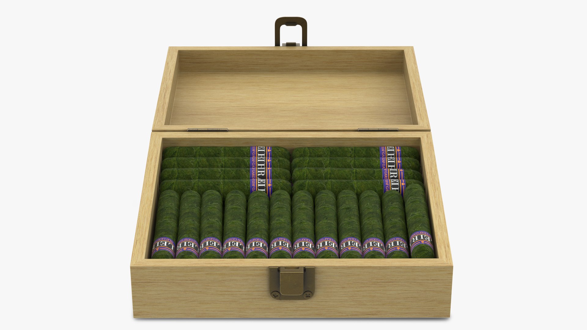 Leira Cannabis Cigars Box Open 3D Model - TurboSquid 2314102