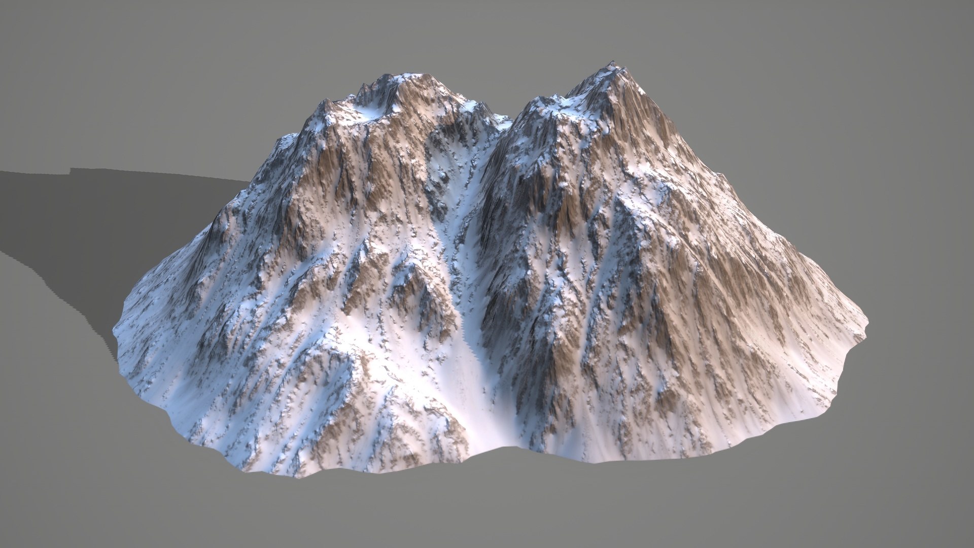 6 SNOWY MOUNTAINS SET Low-poly 3D Model 3D Model - TurboSquid 1748575