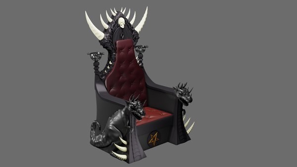 3D Devil Throne - TurboSquid 1834391