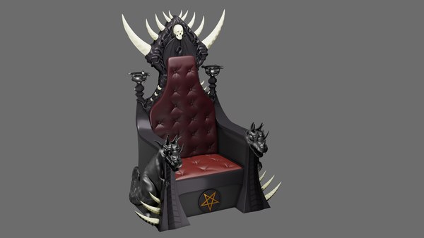 3D Devil Throne - TurboSquid 1834391