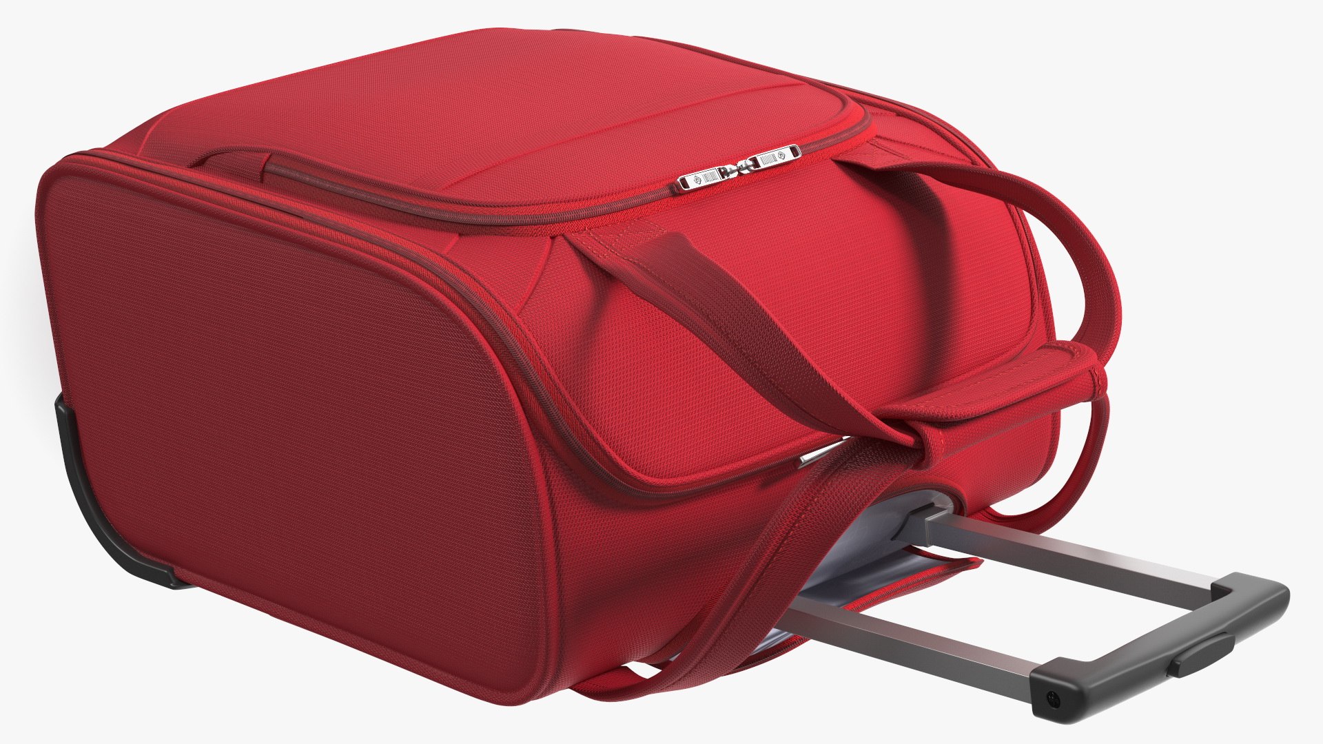 3D model Red Softshell Suitcase - TurboSquid 2086227