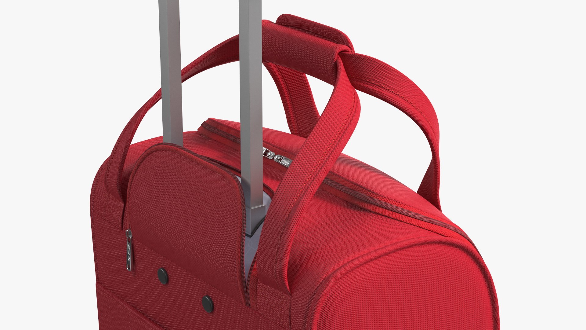3D model Red Softshell Suitcase - TurboSquid 2086227