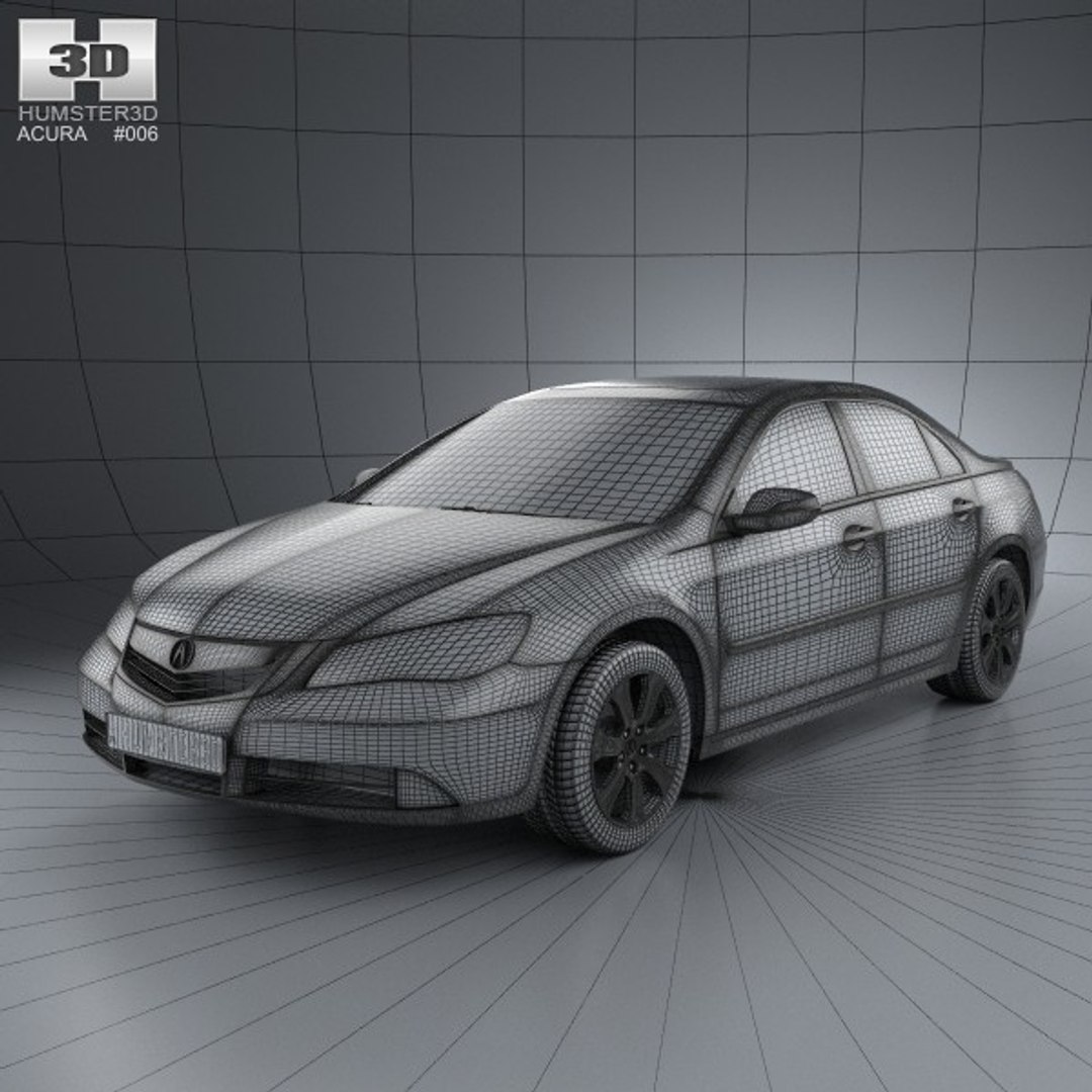 3d Acura Rl 2012 Model