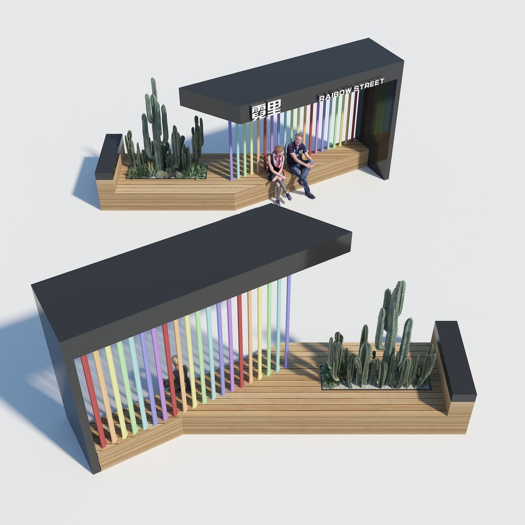 3D Post Station Display Model - TurboSquid 2160294