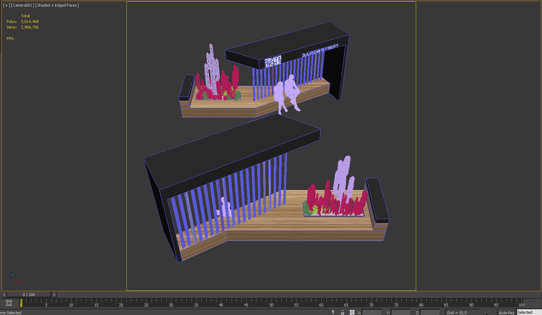 3D Post Station Display Model - TurboSquid 2160294