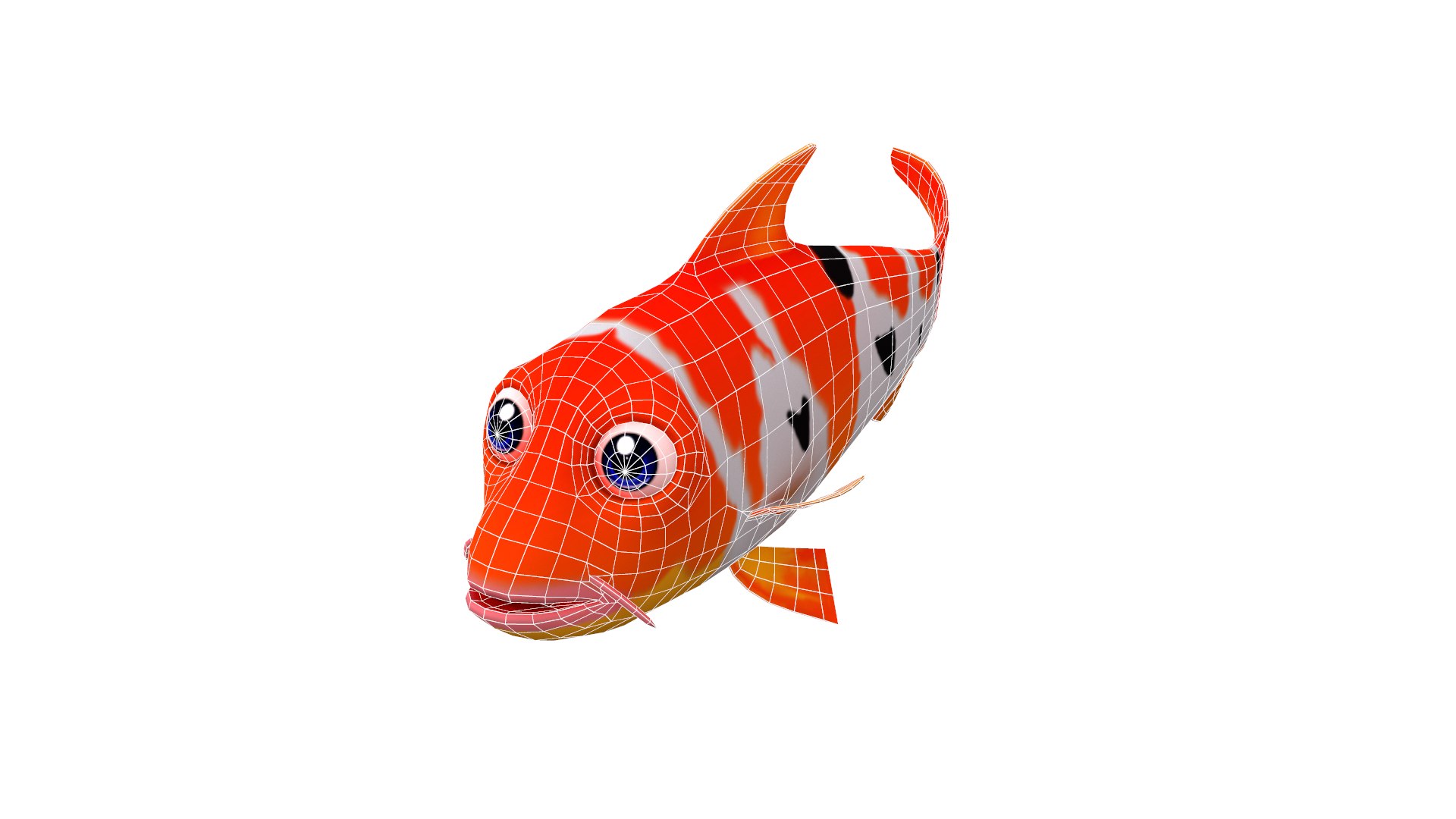 3D Model Koi Fish Toon Animation - TurboSquid 1586187