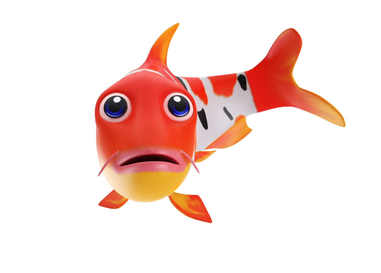 3D Model Koi Fish Toon Animation - TurboSquid 1586187