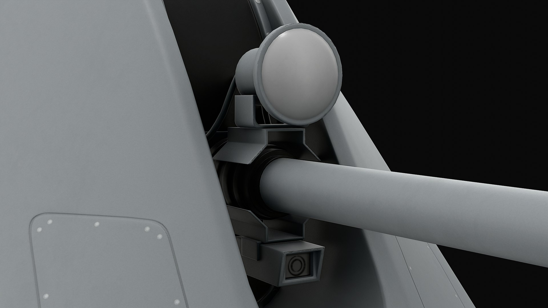 Bofors SAK 57 Naval Gun 3D Model - TurboSquid 2287374
