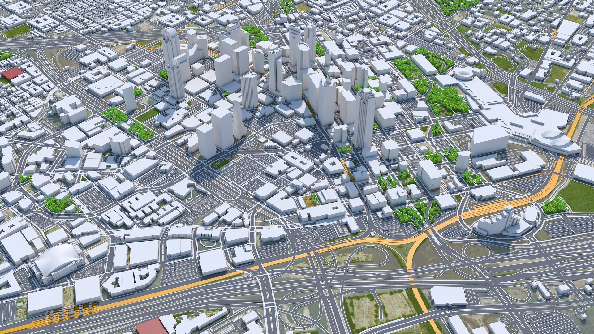 3D Dallas Downtown Texas USA - TurboSquid 1988754