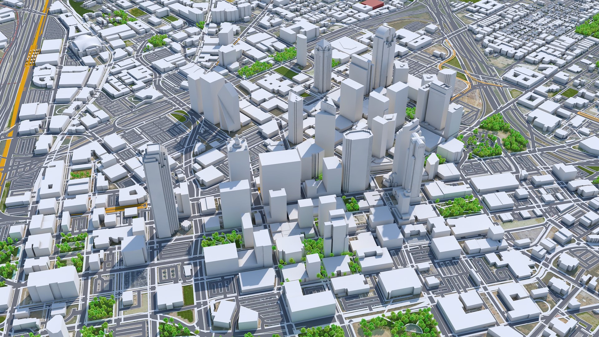 3D Dallas Downtown Texas USA - TurboSquid 1988754