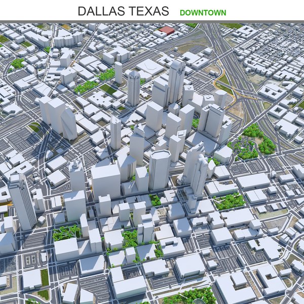 3D Dallas Downtown Texas USA - TurboSquid 1988754