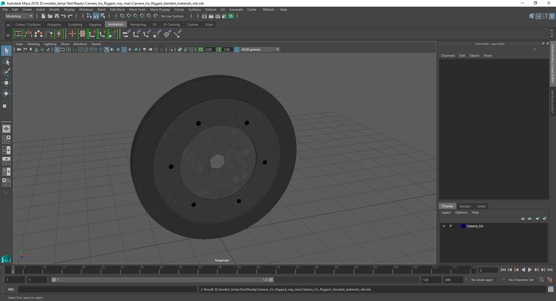3D Camera Iris Animation Model - TurboSquid 1503275