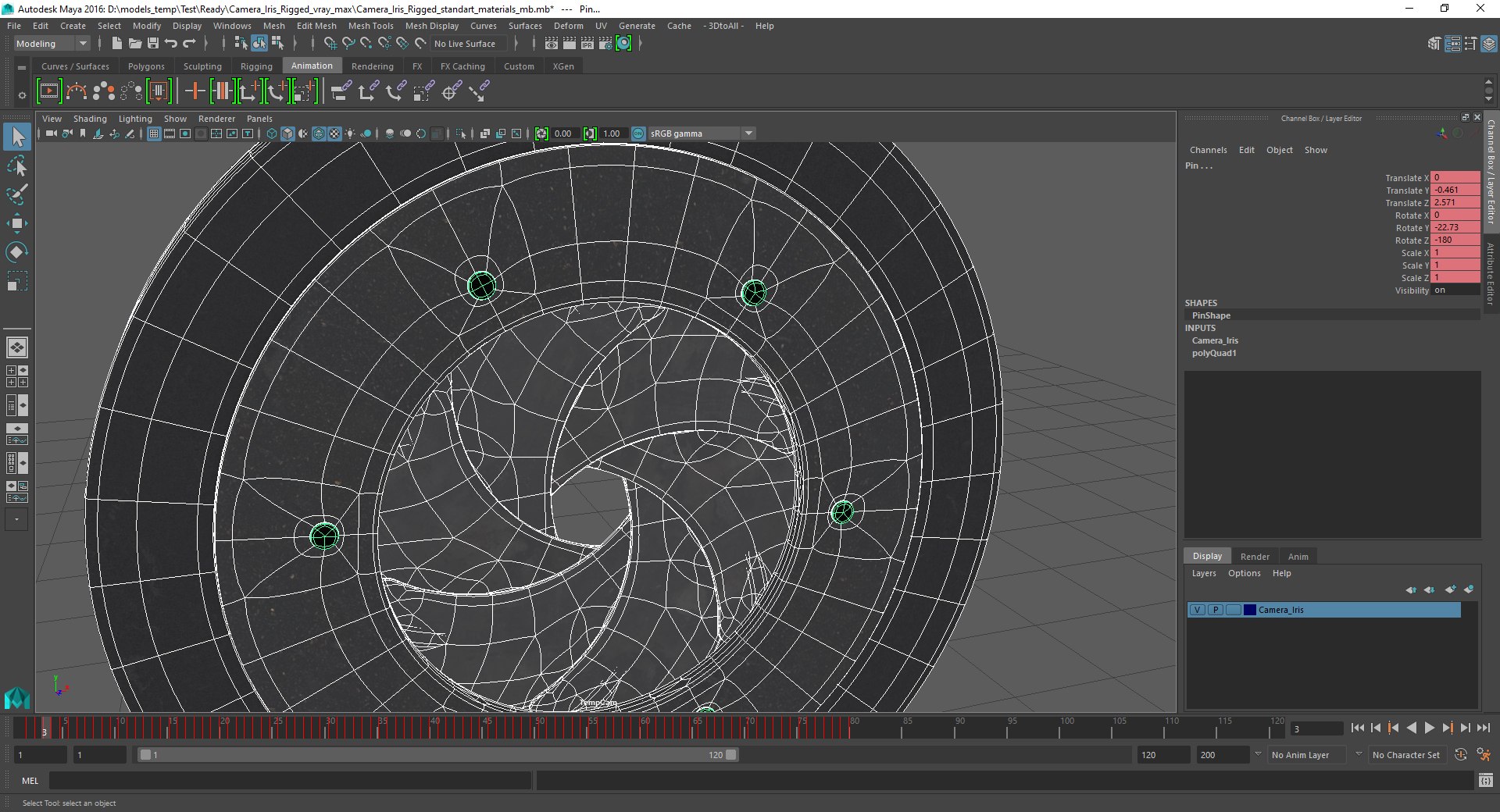 3D Camera Iris Animation Model - TurboSquid 1503275