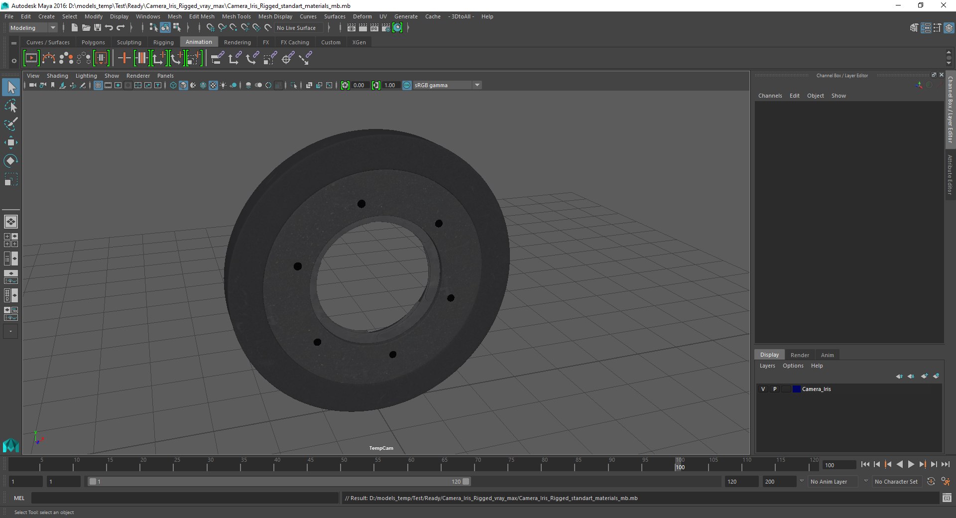 3D Camera Iris Animation Model - TurboSquid 1503275