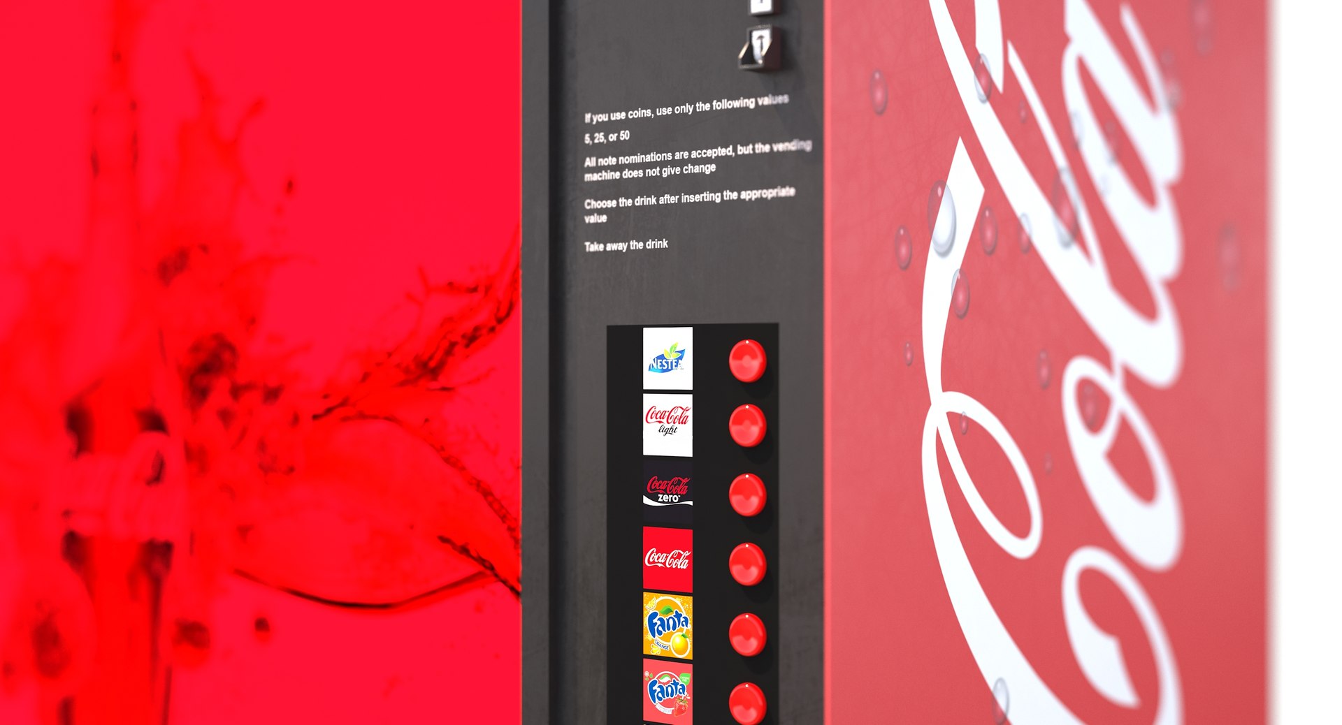 Coke Vending Machine 3D Model - TurboSquid 1171825