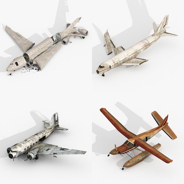 Wrecked Plane 3D Models for Download | TurboSquid