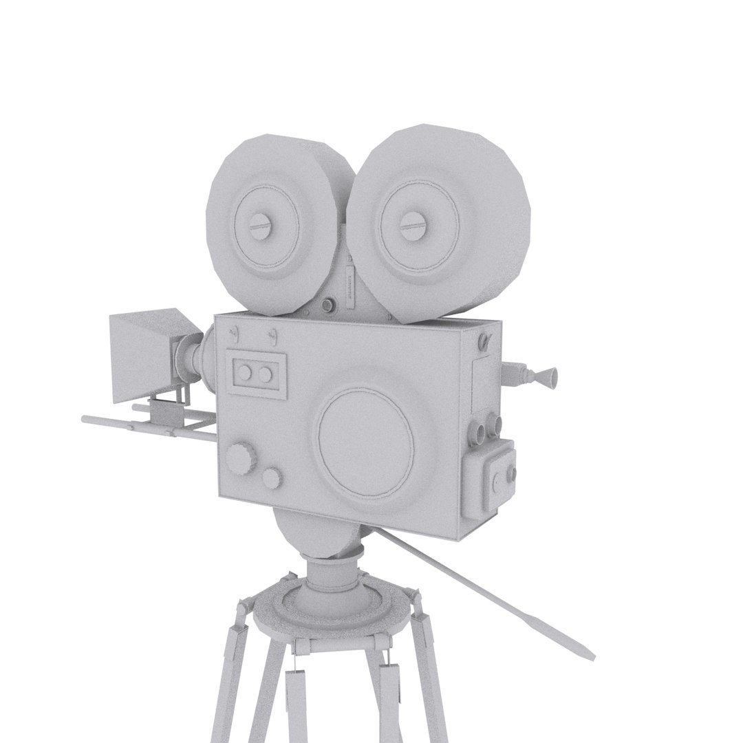 3D Movie Camera Classic - TurboSquid 1161431