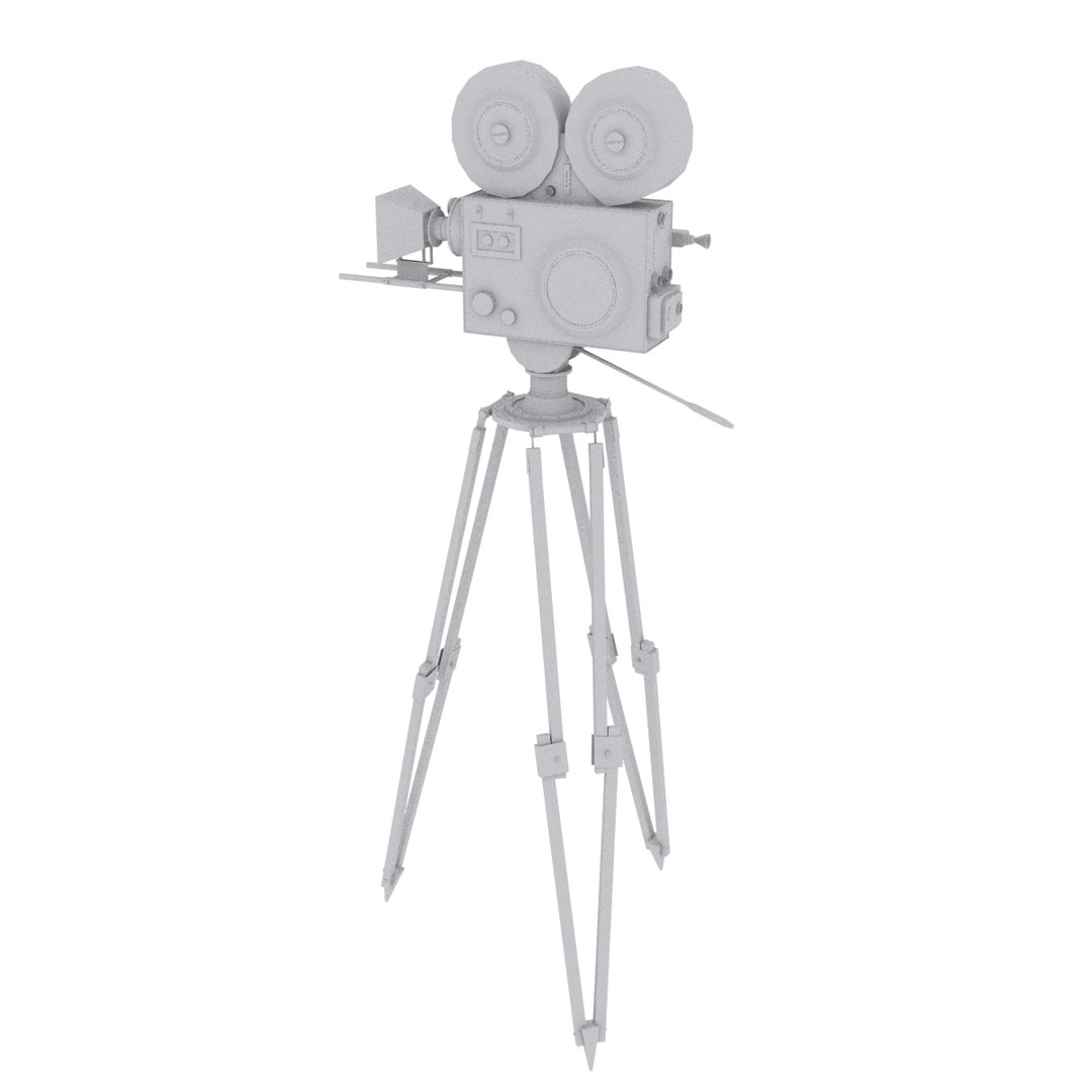 3D Movie Camera Classic - TurboSquid 1161431