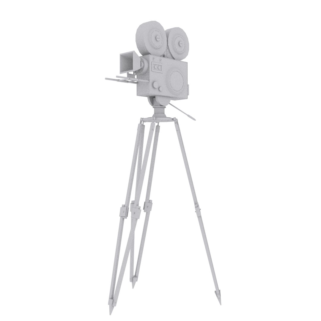 3D Movie Camera Classic - TurboSquid 1161431