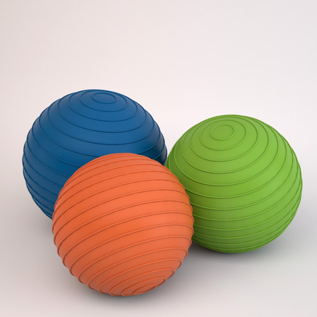 3d pilates balls