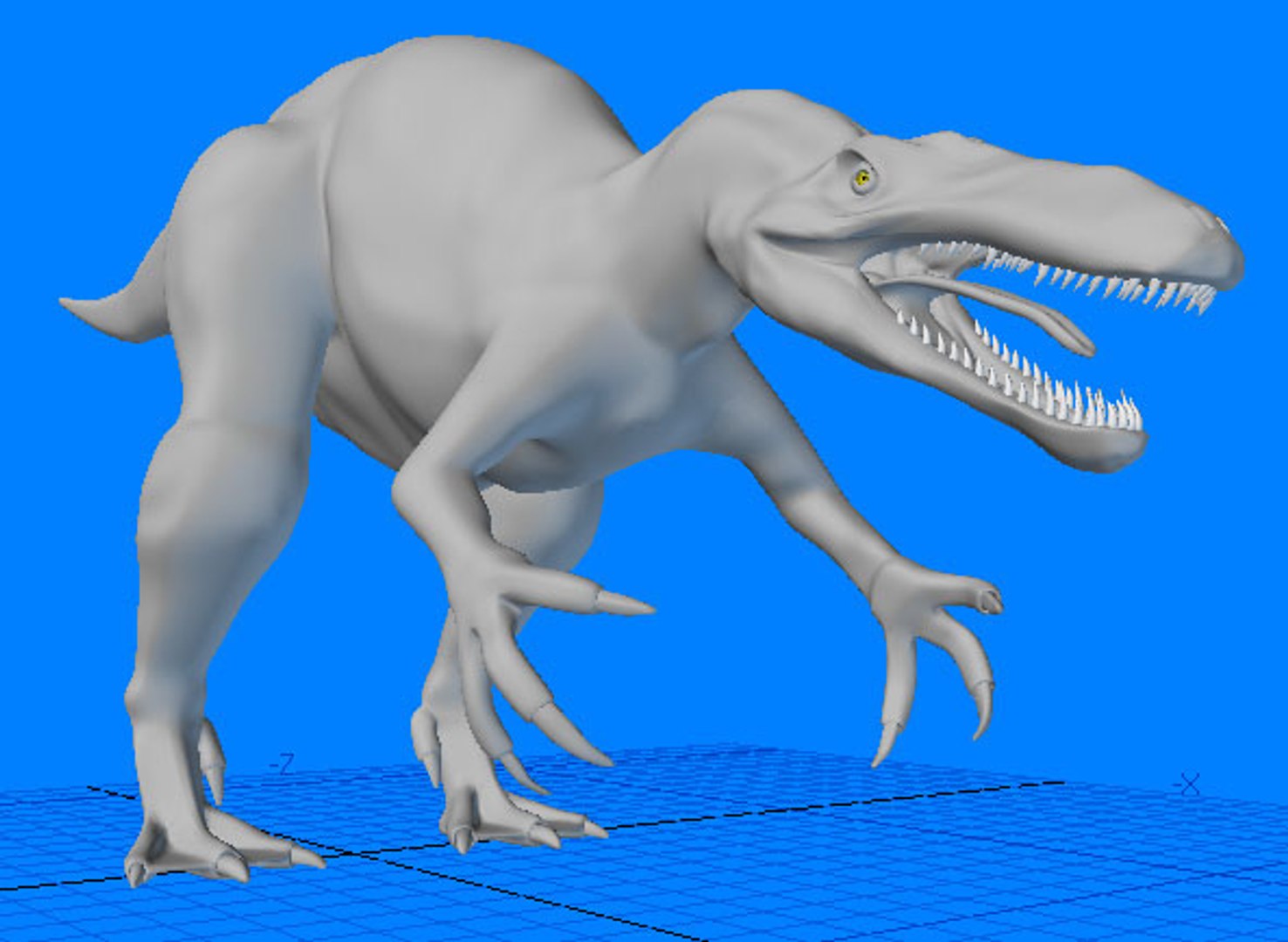 suchomimus dinosaur 3d model