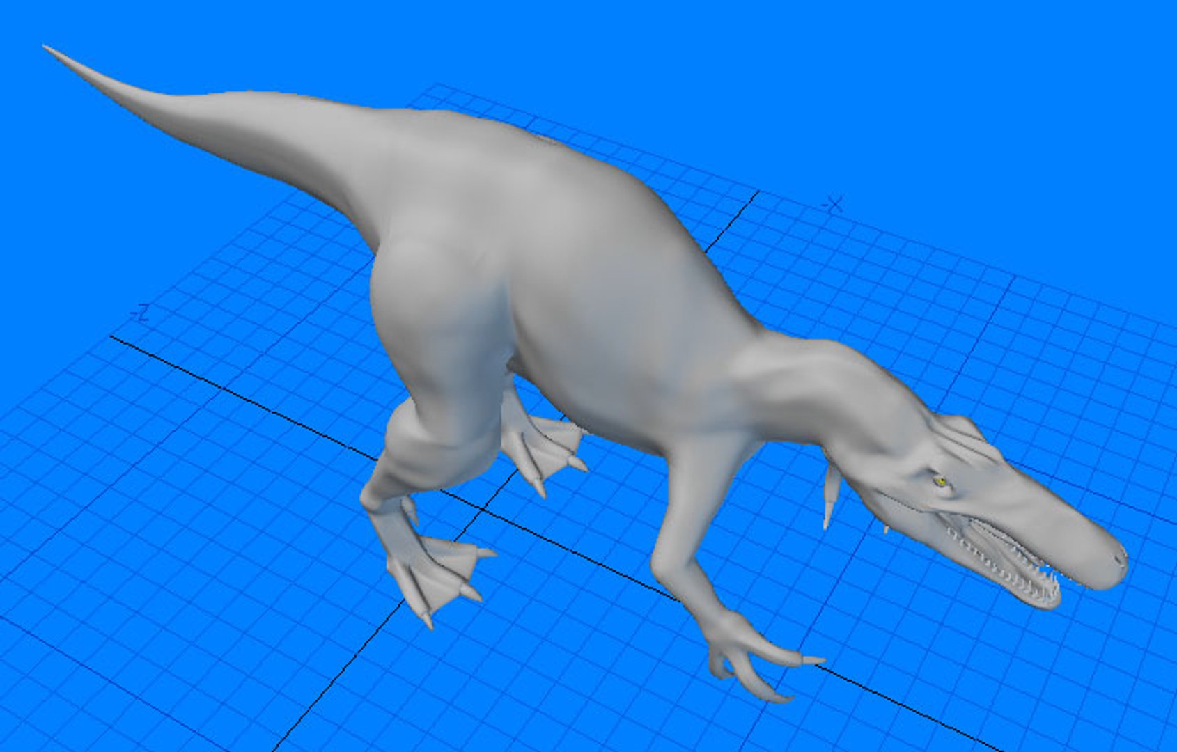 suchomimus dinosaur 3d model