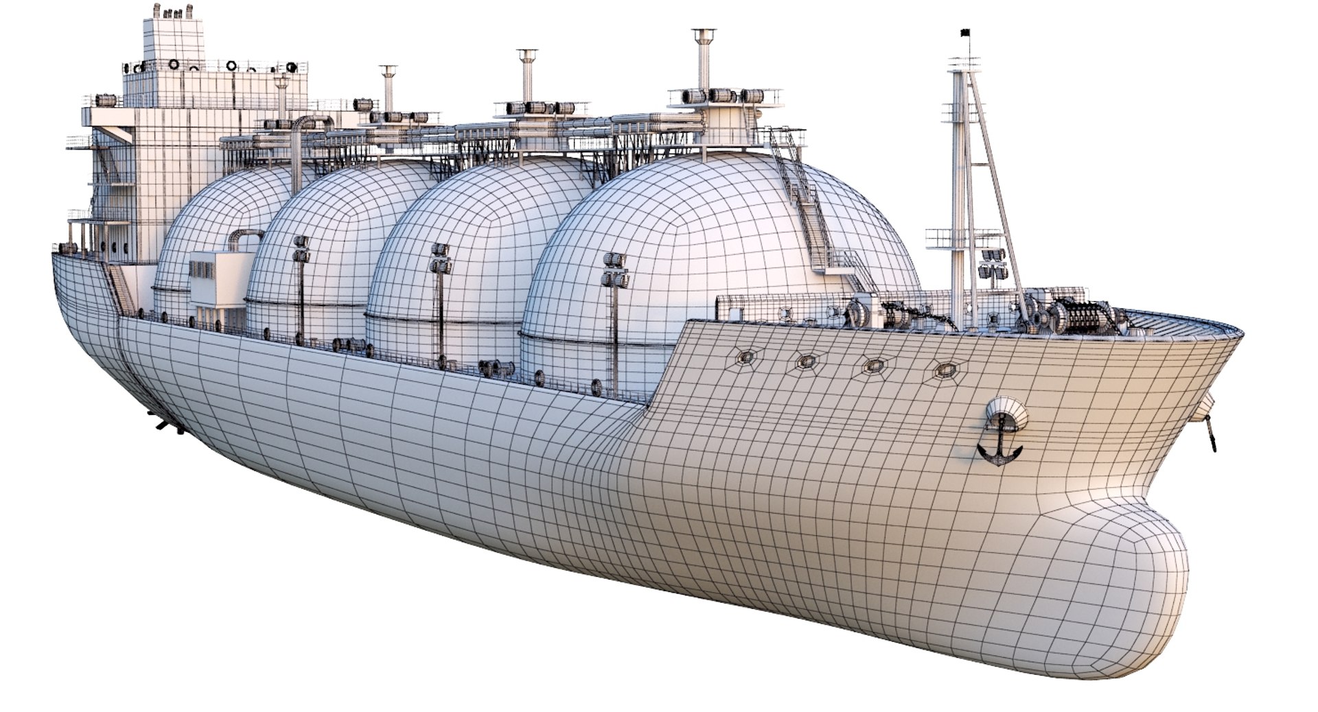 3D tanker ship model - TurboSquid 1381020
