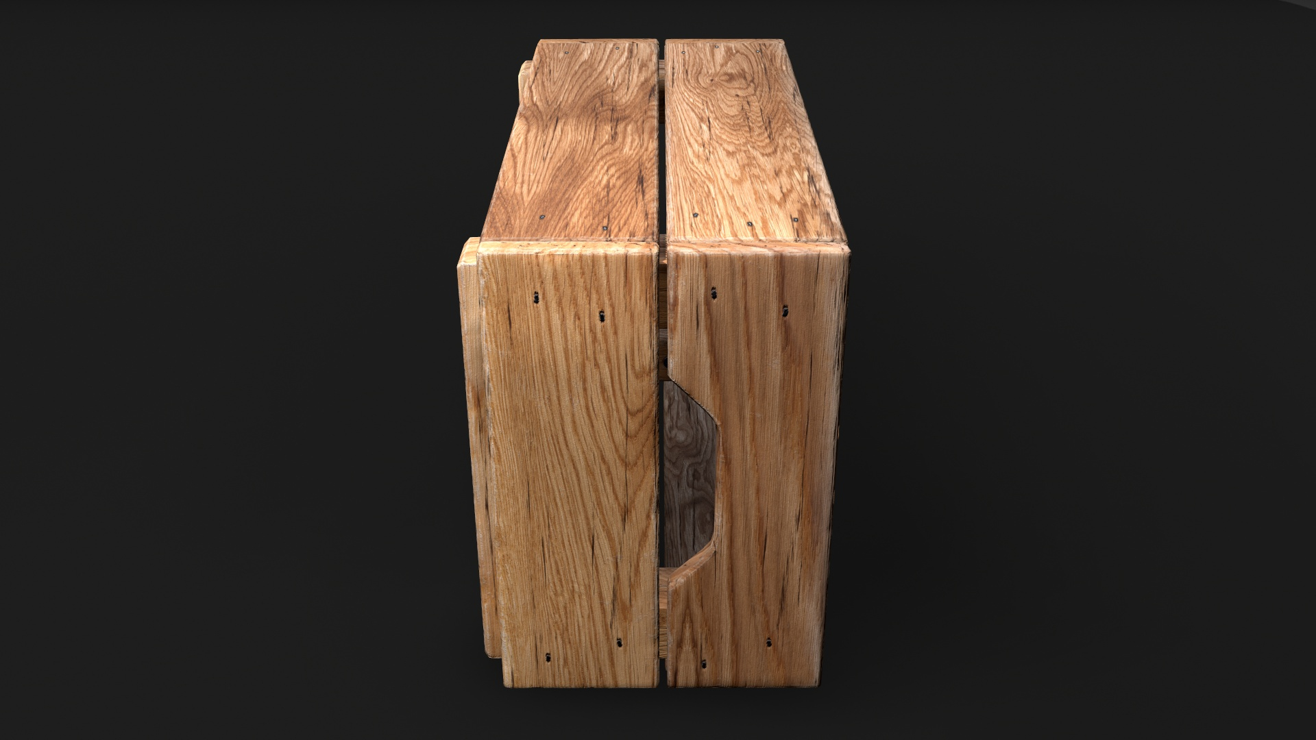 3D Realistic Wooden Crate Pbr - TurboSquid 1646771