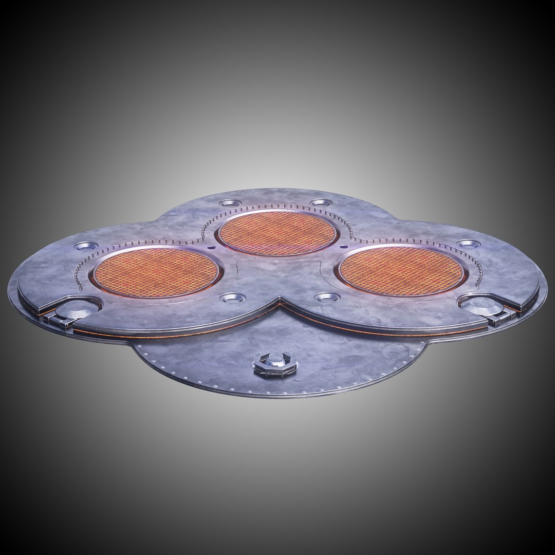 Sci Fi Turntable 3d Model