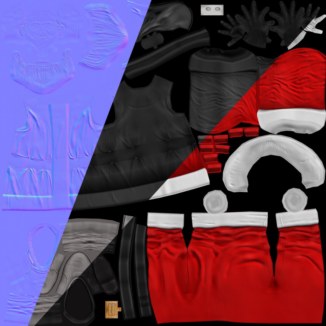 3D Santa Claus Model - TurboSquid 1199314