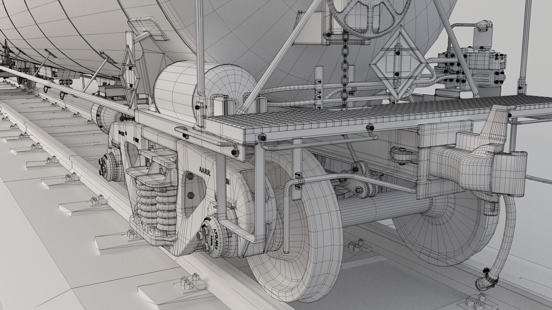 3D model train tank tanker - TurboSquid 1524218