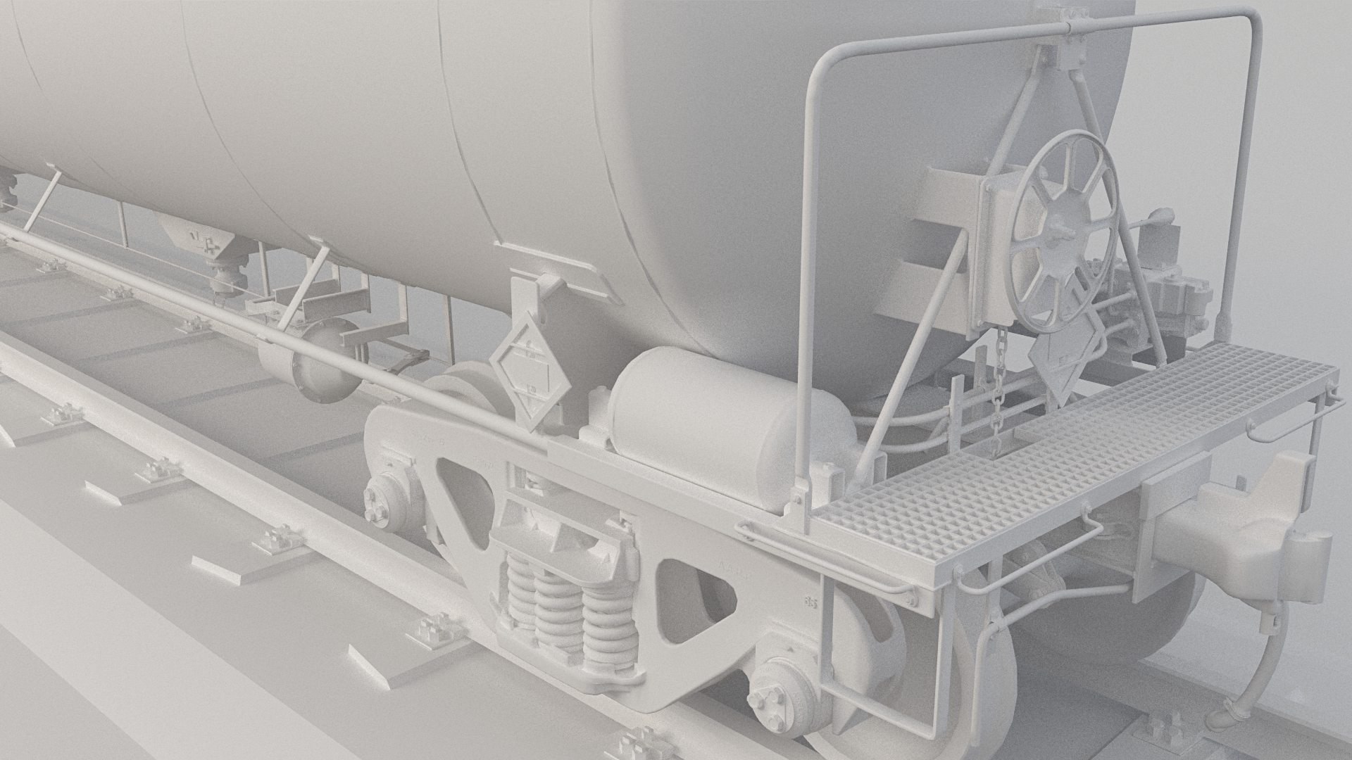 3D model train tank tanker - TurboSquid 1524218