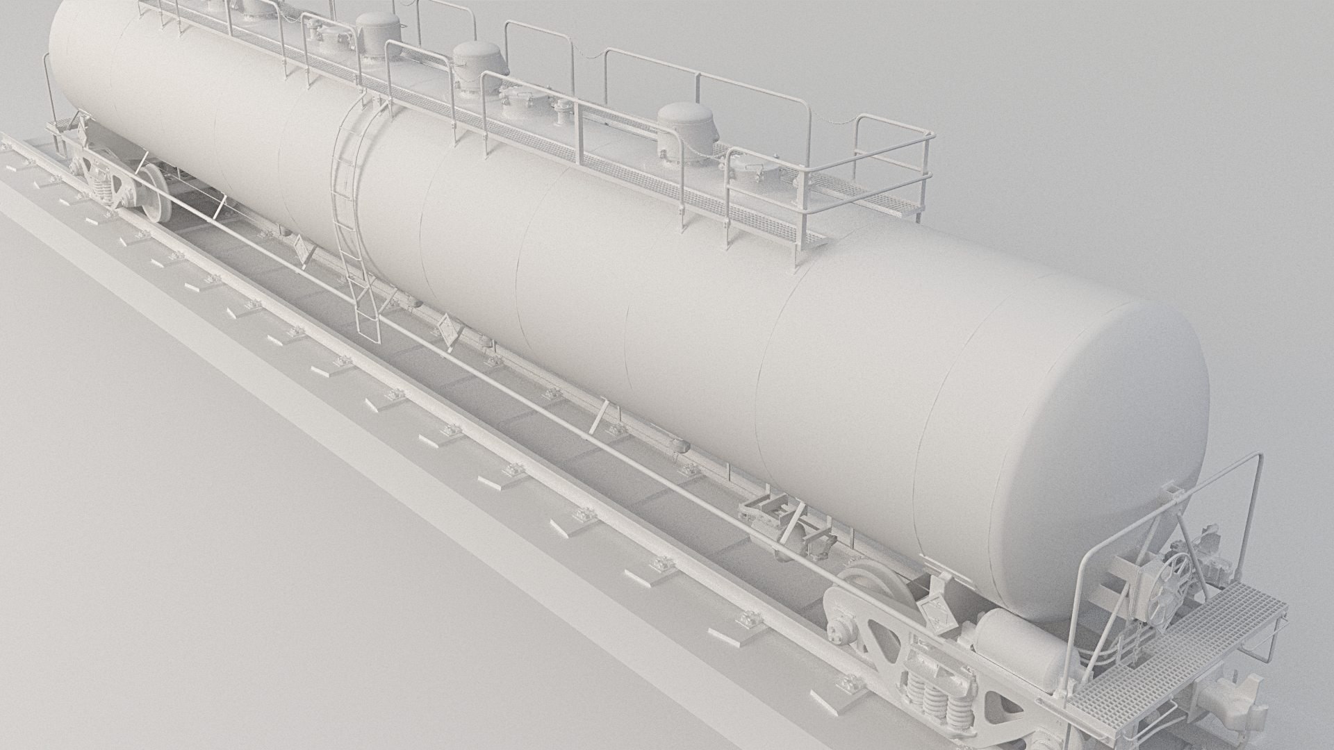 3D model train tank tanker - TurboSquid 1524218