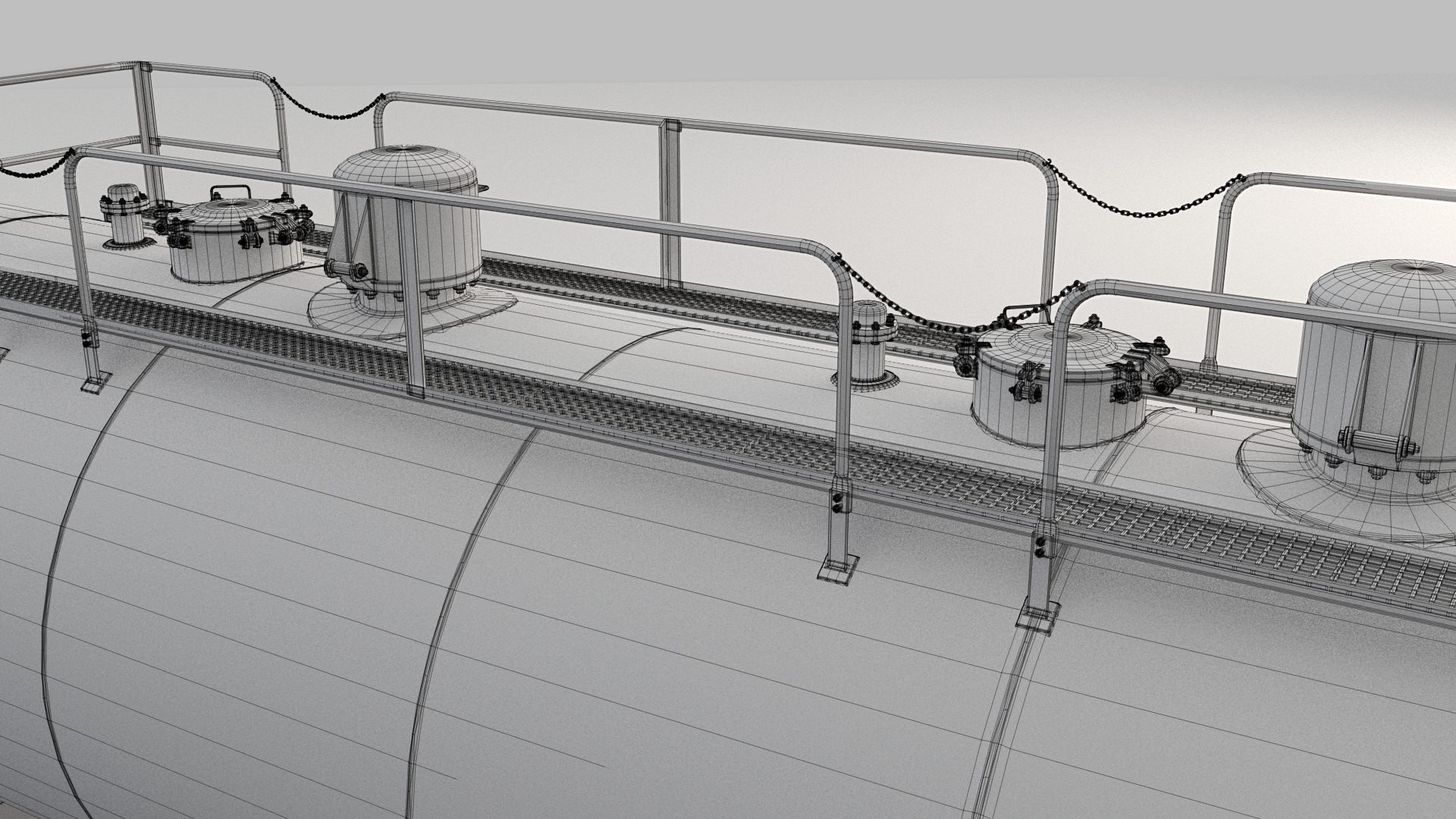 3D model train tank tanker - TurboSquid 1524218