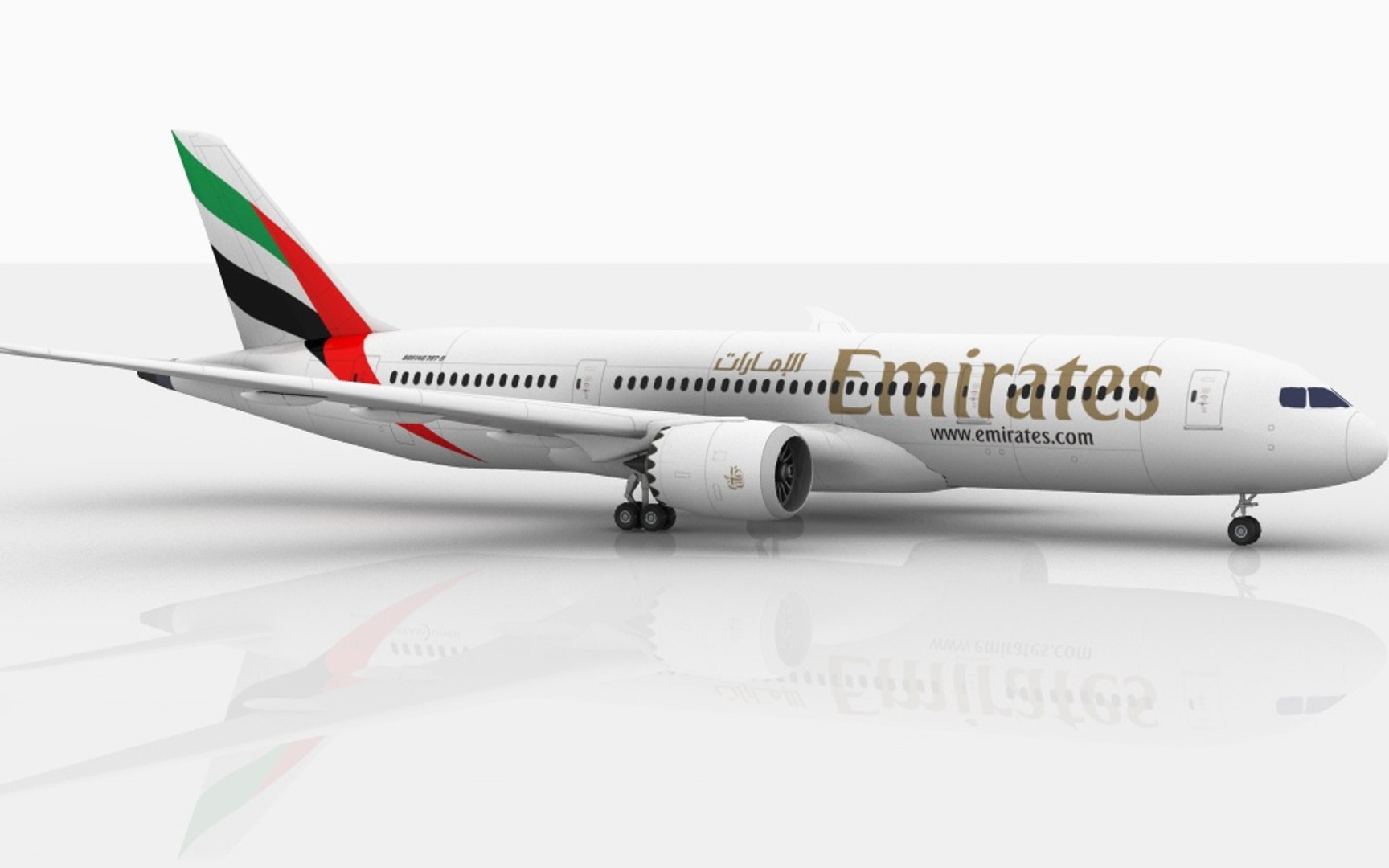 3D boeing 787 dreamliner emirates - TurboSquid 1250916