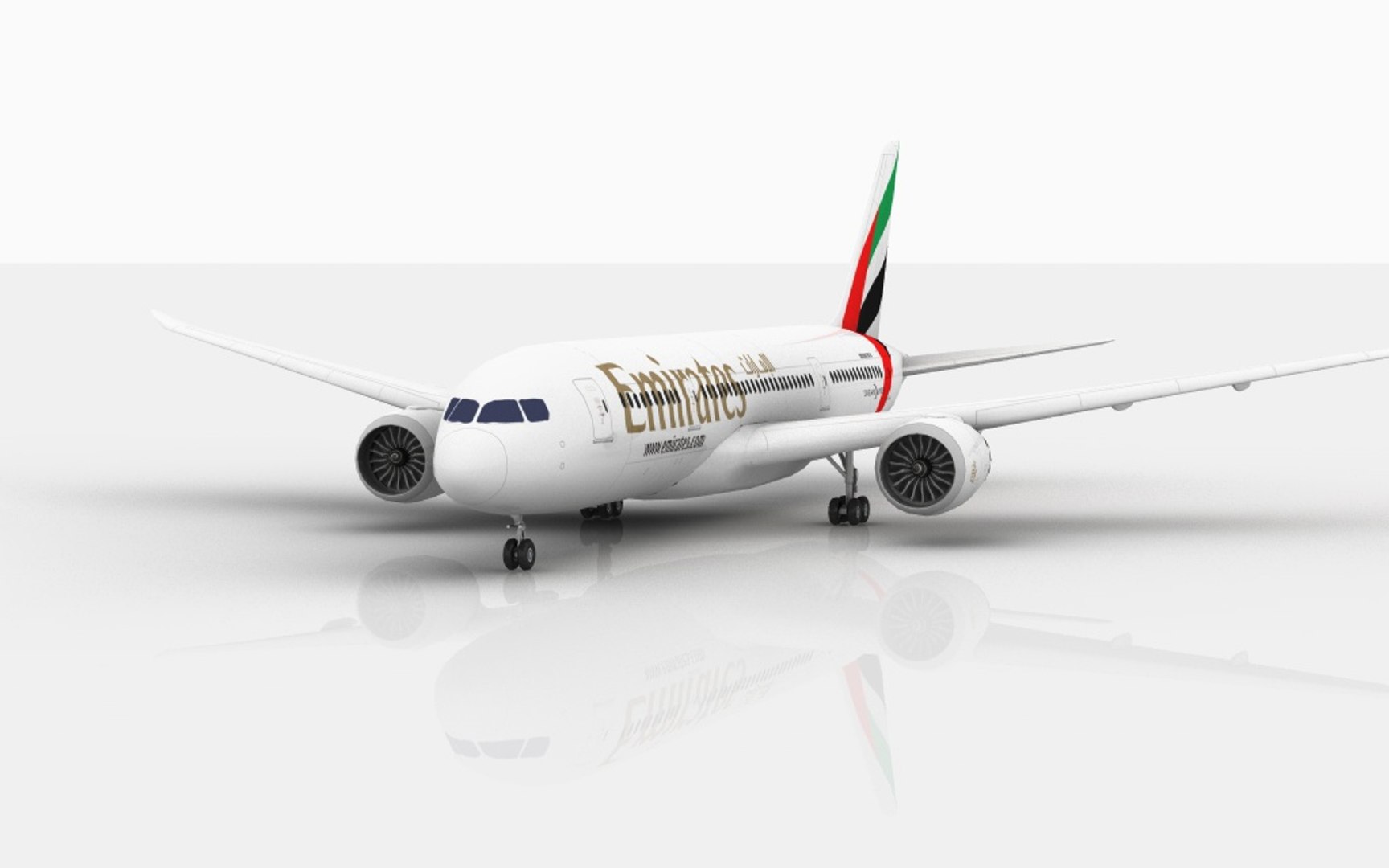 3D boeing 787 dreamliner emirates - TurboSquid 1250916