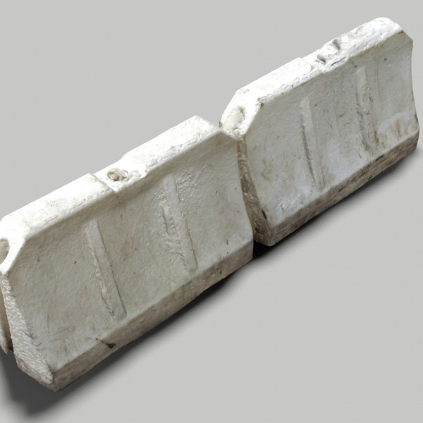 Road block model - TurboSquid 1437691