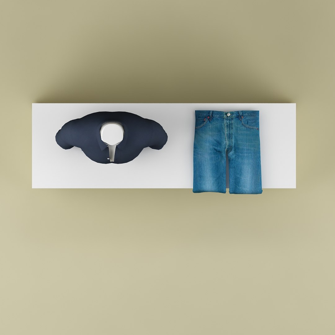 clothes 3d max