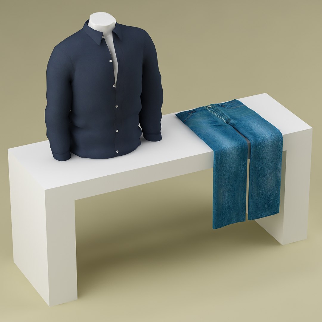 clothes 3d max