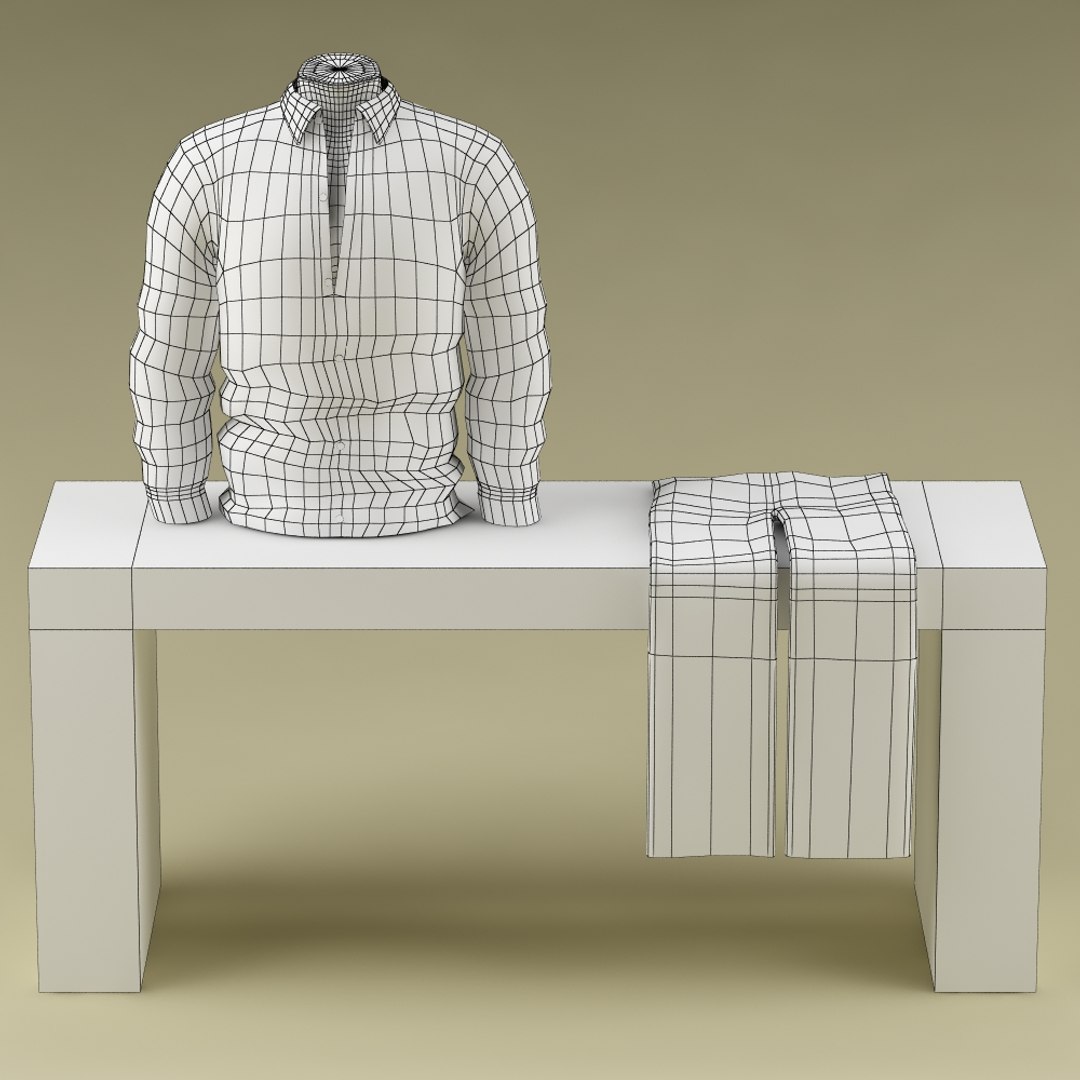 clothes 3d max