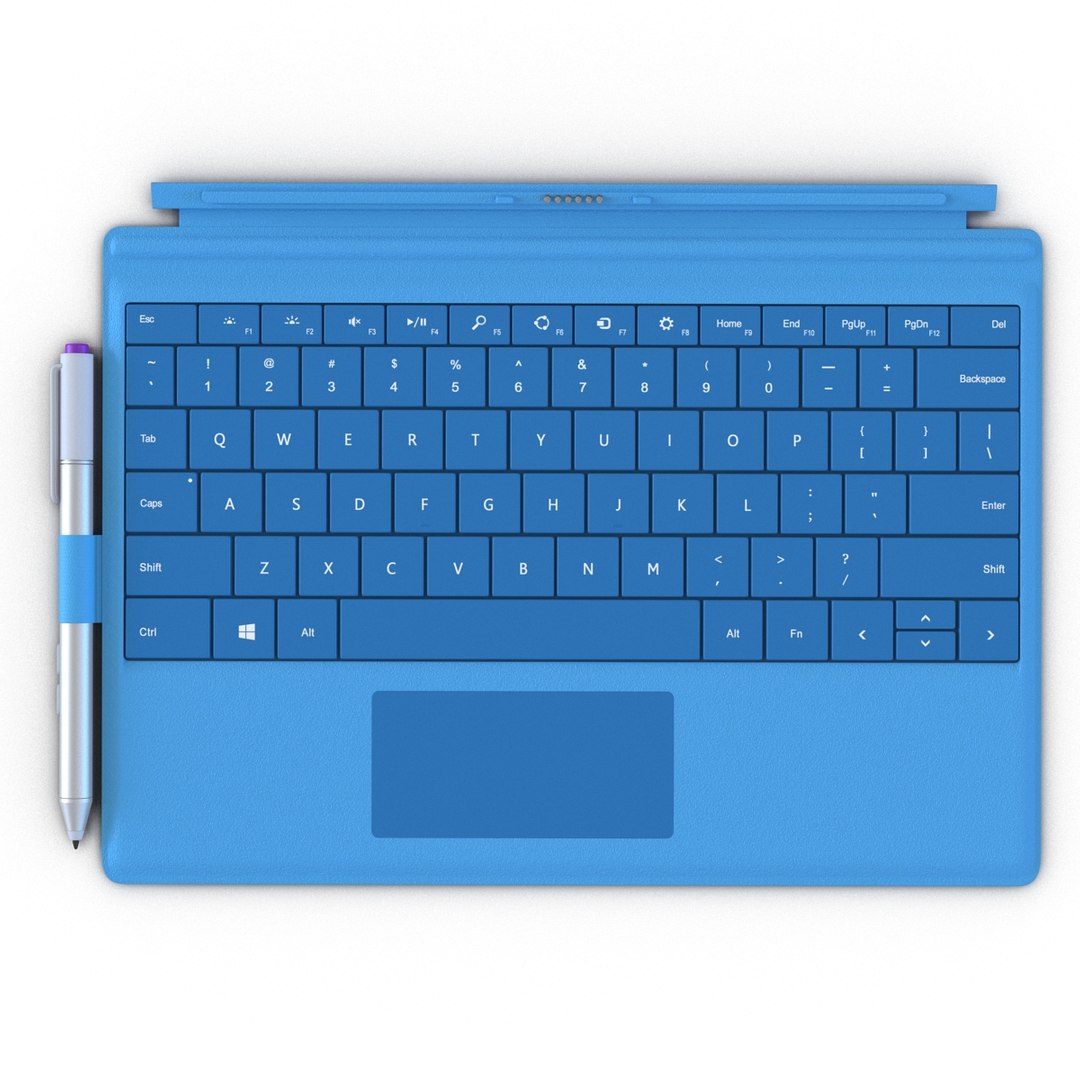 3d Microsoft Surface 3 Keyboard