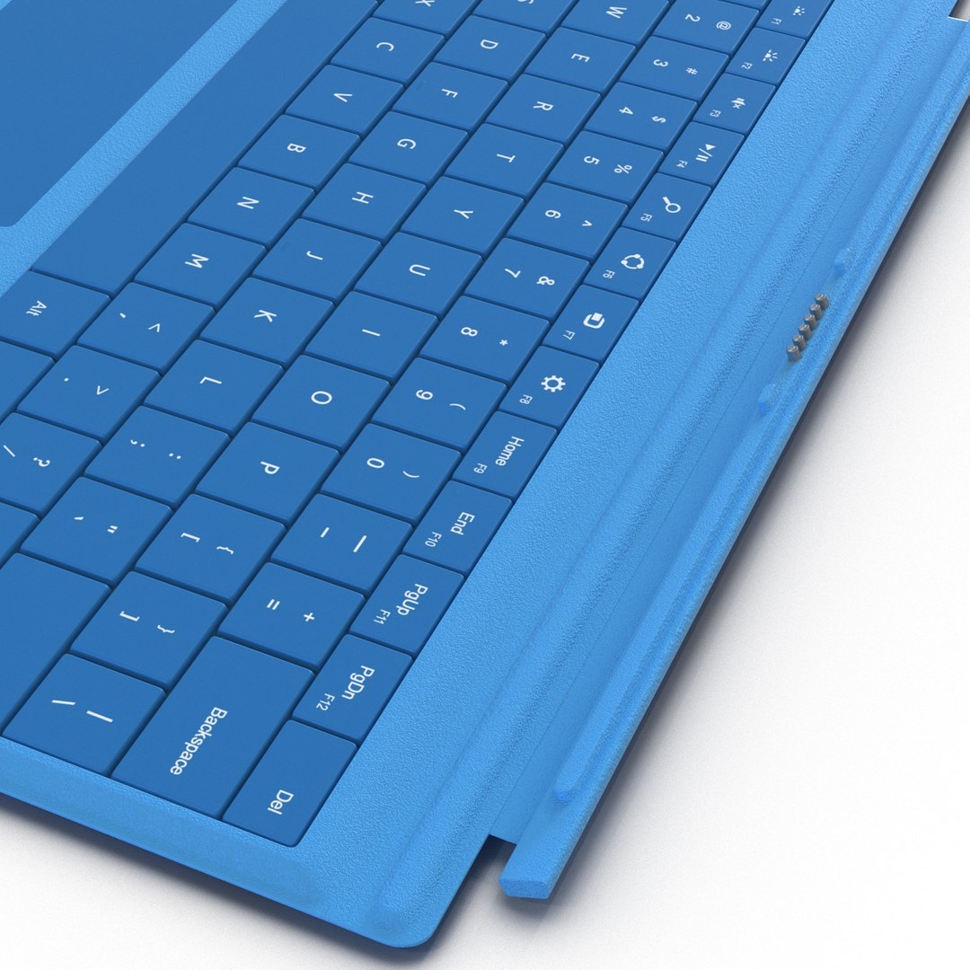 3d Microsoft Surface 3 Keyboard