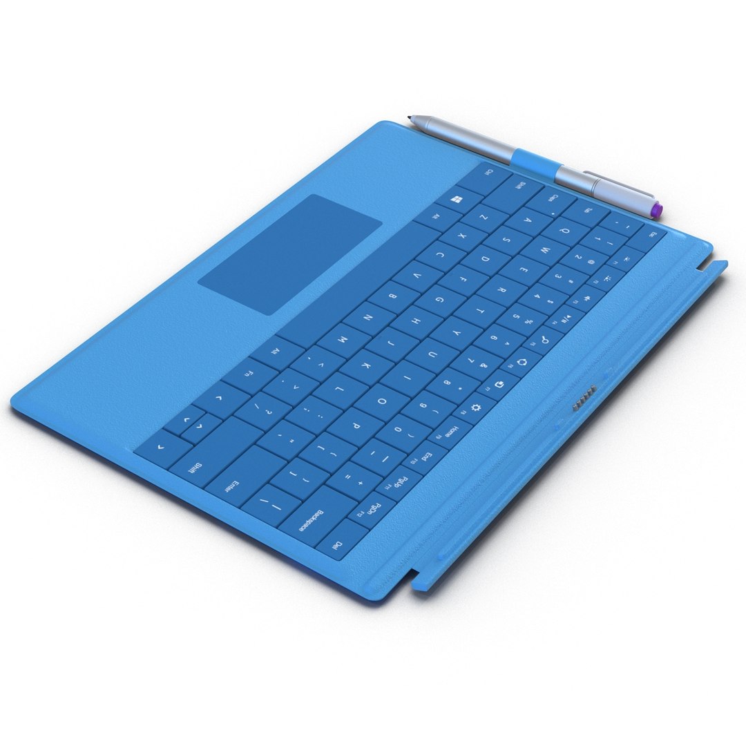 3d Microsoft Surface 3 Keyboard