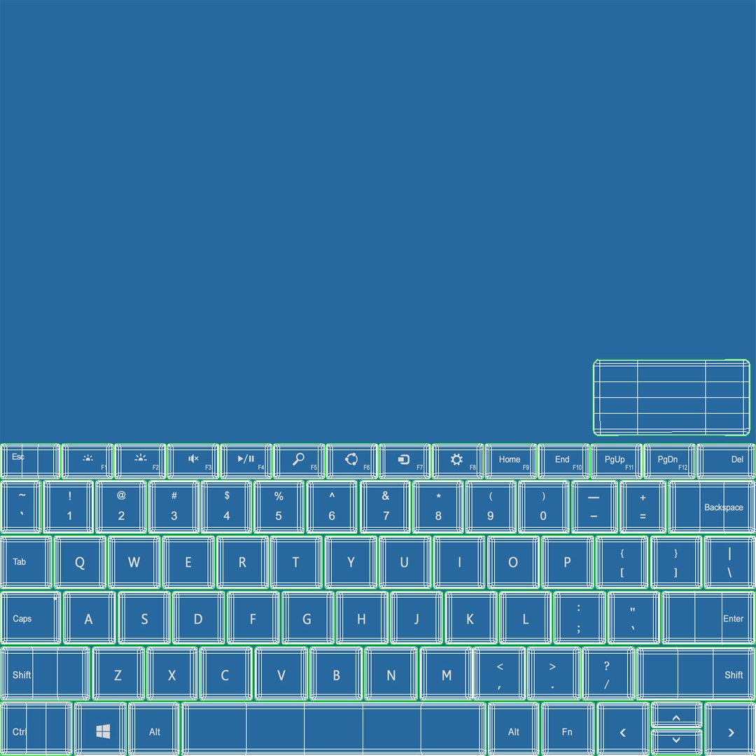 3d microsoft surface 3 keyboard